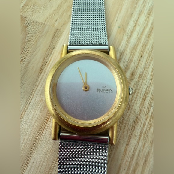 Skagen | Accessories | Skagen Ladies Gold Tone Silver Tone Stainless ...